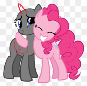 [free Base] Pinkie Hug By Venieatheelf - Mlp Base Pinkie Pie And Oc ...